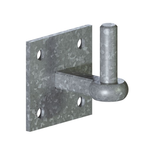 Gate Hinge Hook on Plate