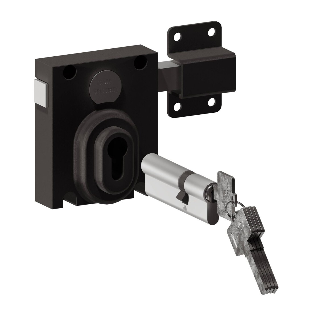 Sonra Long Throw Dead Lock with Double Locking Cyl & Pull Handle - 70mm ...
