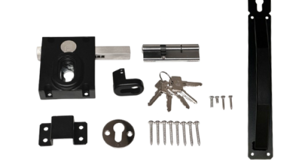 Sonra Long Throw Dead Lock with Double Locking Cyl & Pull Handle - 70mm ...