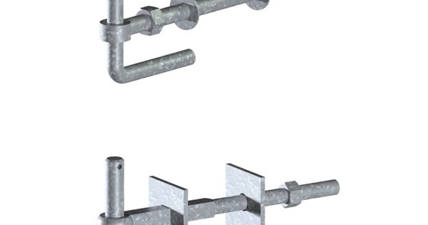 Threaded Bolt On Gate Hinge Hooks